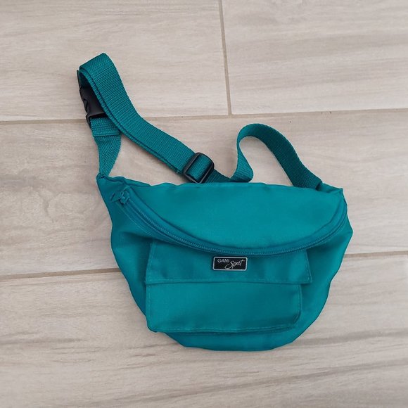 Gani Sport | Bags | Gani Sport Vintage Green Nylon Fanny Pack | Poshmark